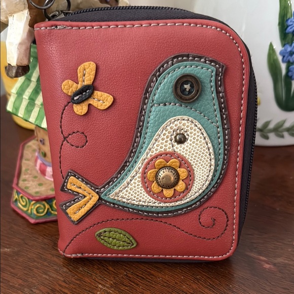 Chala | Bags | Chala Red Bird Clutch | Poshmark